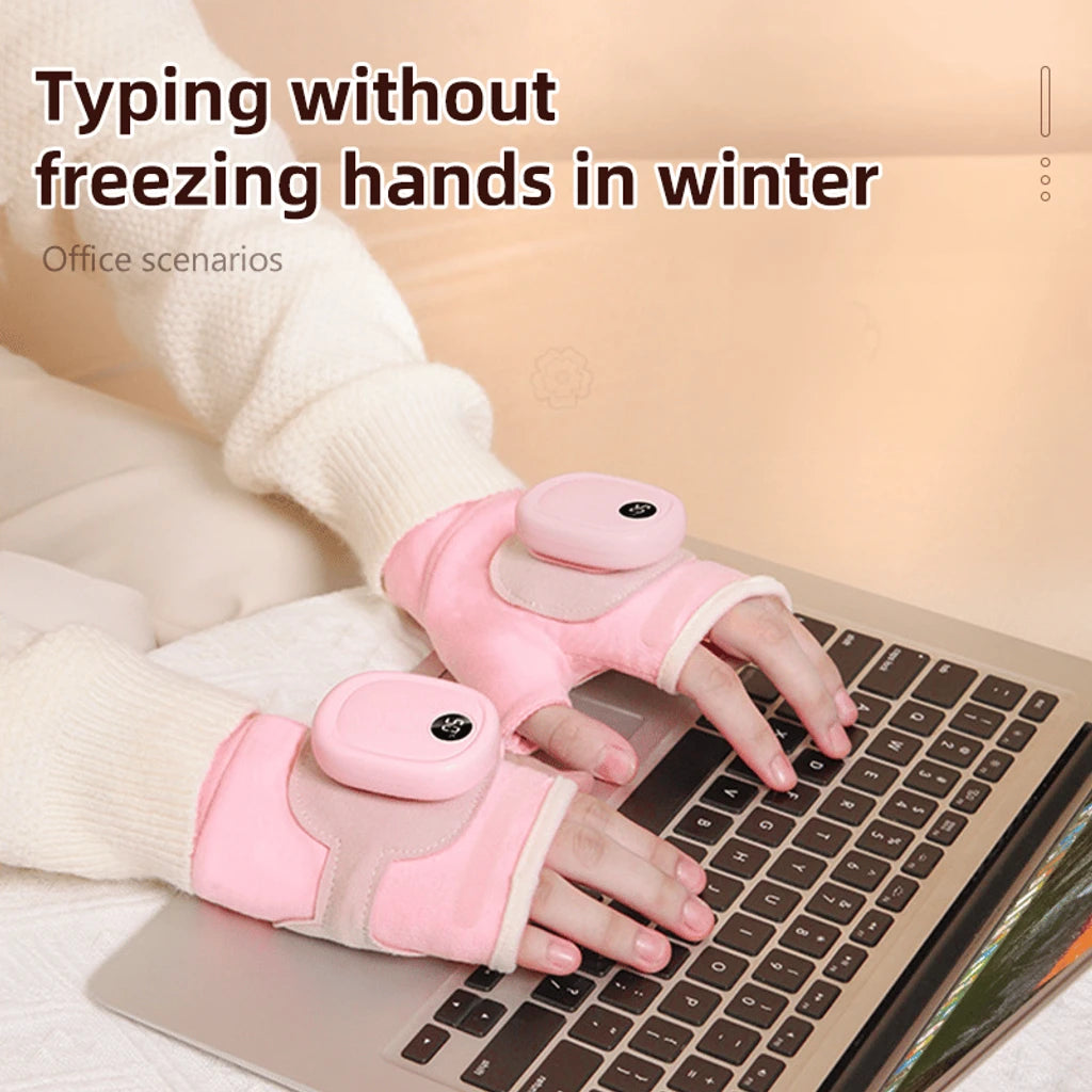 Smart Thermostatic Heated Fingerless Gloves – Online Shopping